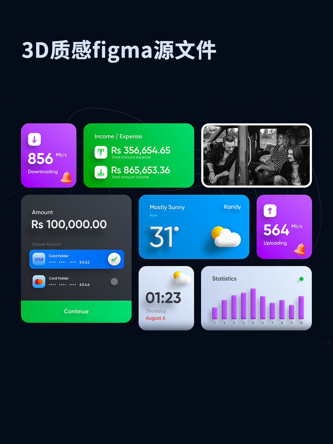 手机笔记App素材figma源文件