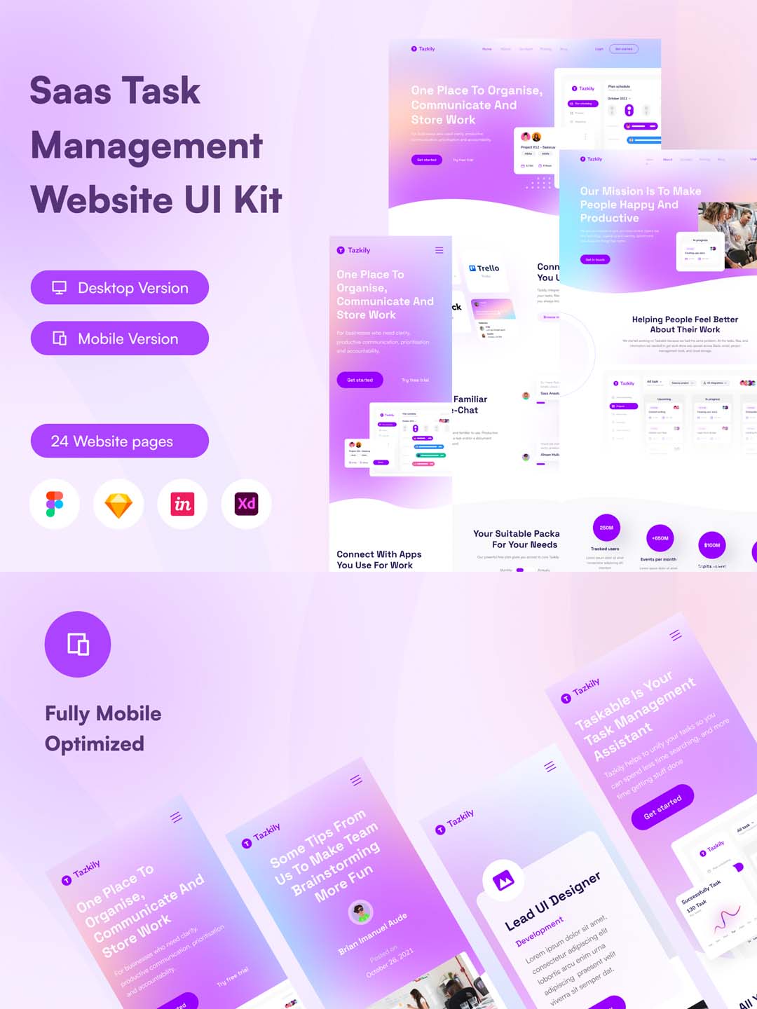 极简风网站首页设计源文件sketch，xd，figma格式