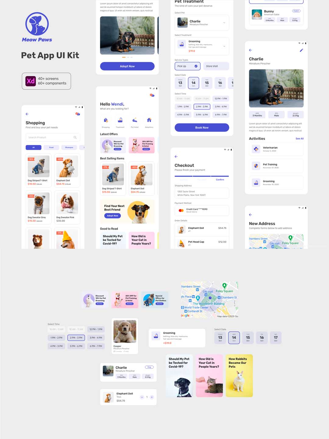 一套健身应用UI模板，健身APP UI源文件下载，健身UI资源下载，健身UI素材xd源文件