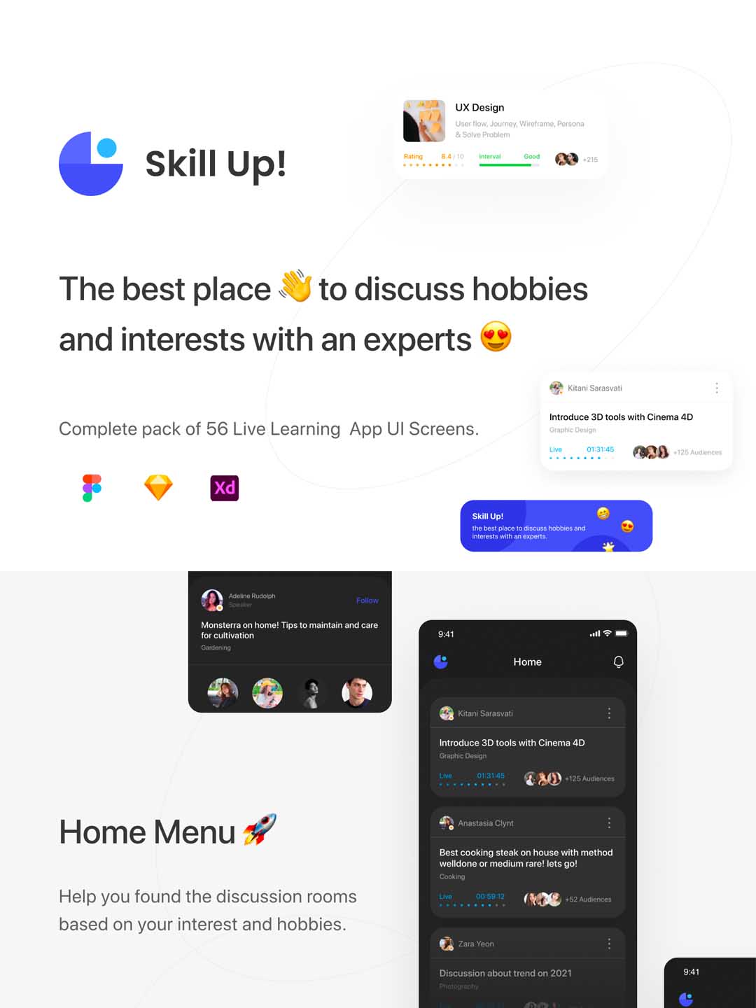 在线买菜APP UI设计模板、线上买菜UI资源素材源文件 fig,sketch,xd,studio