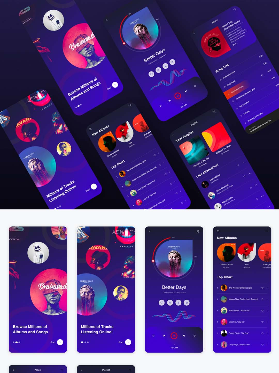 一套健身APP UI源文件下载，健身APP UI kit xd源文件下载