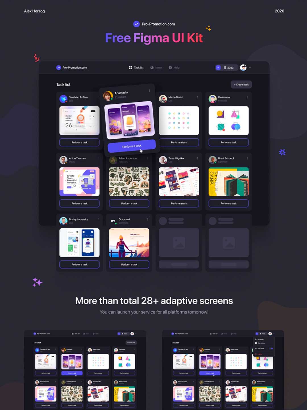 轻质感高端电商应用网页web+app UI资源素材套件Sketch、PSD、XD、 Figma格式（黑、白模式）