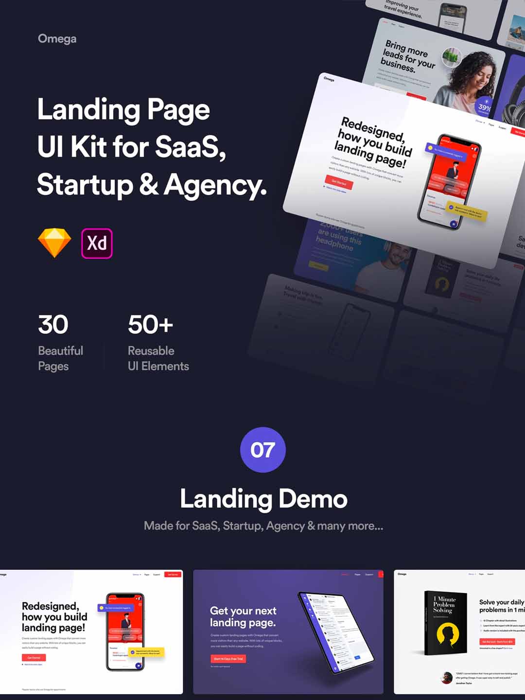 500个移动端+网页端UI界面设计组件sketch,fig,xd,psd格式