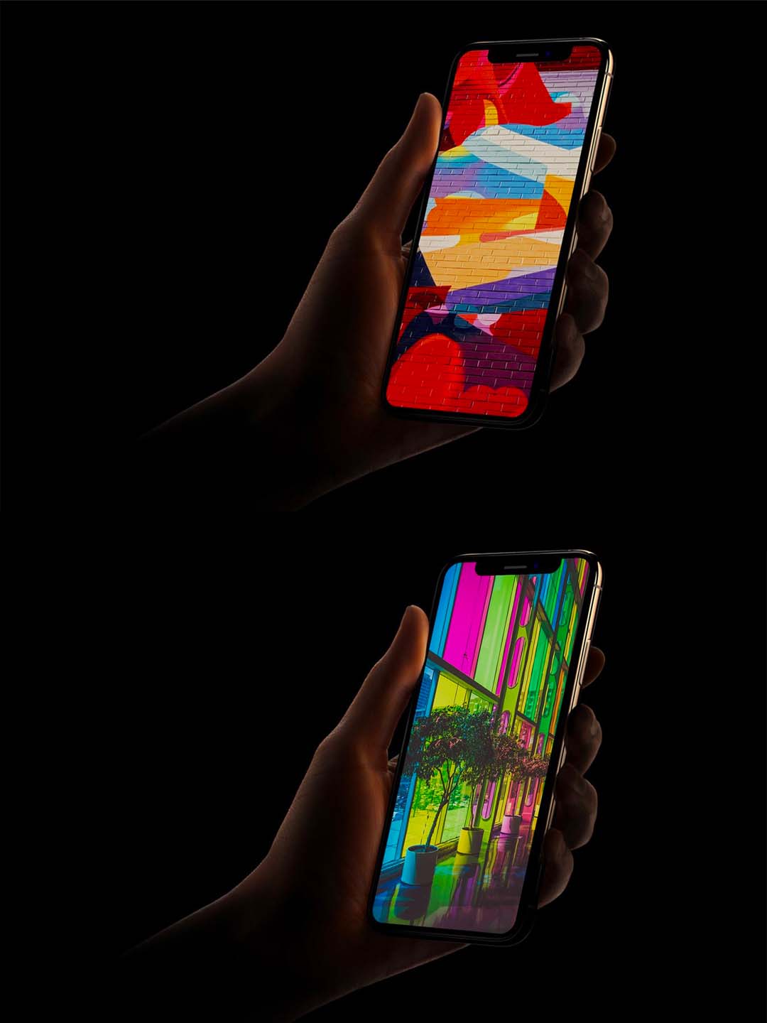 iPhone Xs 免费mockup样机psd模板下载，mockup免费iPhone样机UI包装源文件下载