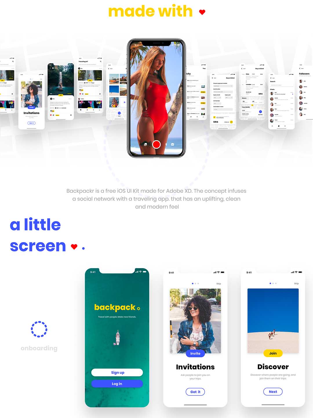高端电商UI素材xd源文件下载