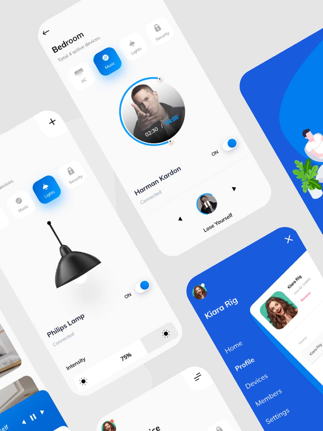 视频会议App UI界面设计源文件下载，在线办公UI资源下载，远程会议UI素材xd源文件下载