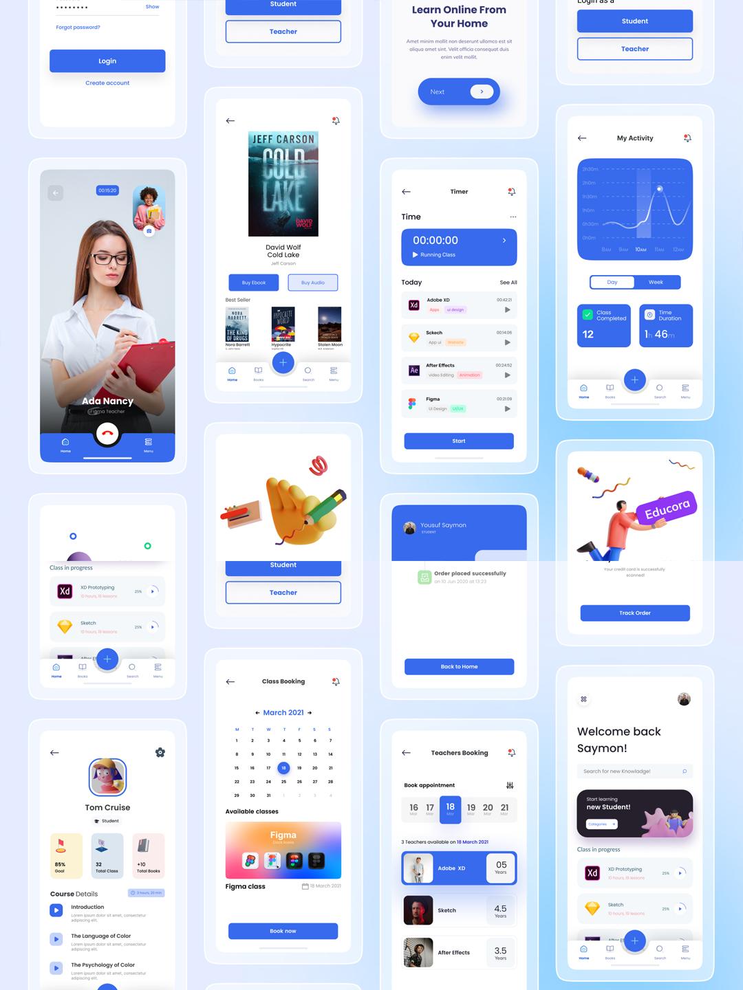 高级短视频应用+短视频社交APP UI设计套件、UI资源figma源文件
