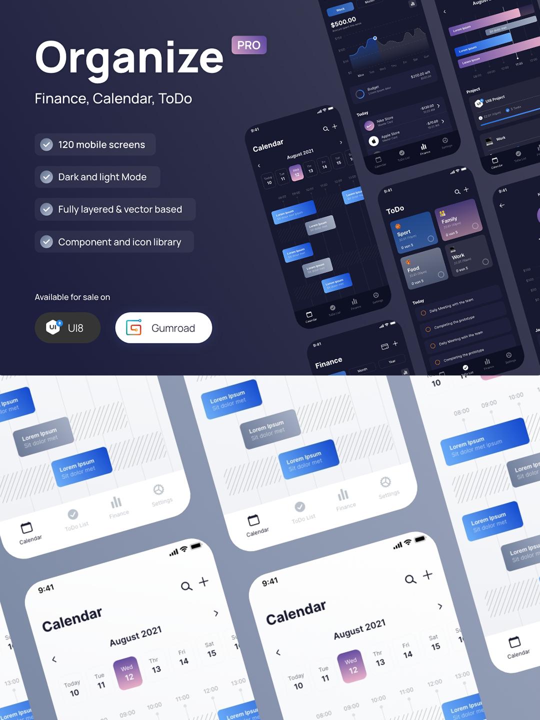 小清新风格音乐app UI源文件，音乐流媒体、音乐播客app UI资源素材psd、xd、fig源文件