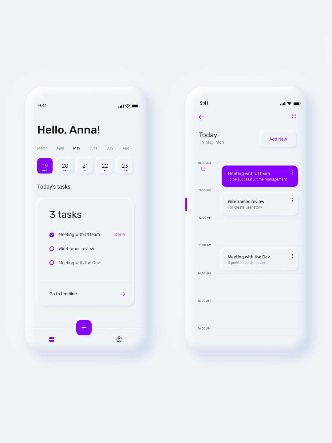 新拟物Neumorphism风todo list UI源文件下载，xd源文件