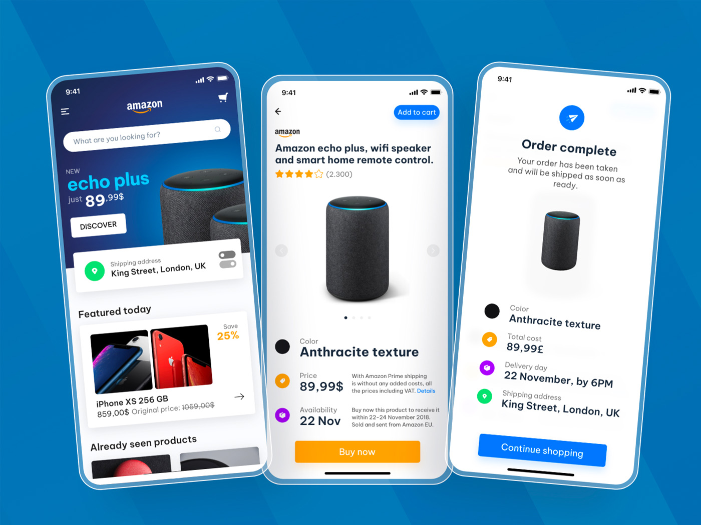 iOS 日历App应用程序 UI 套件sketch资源
