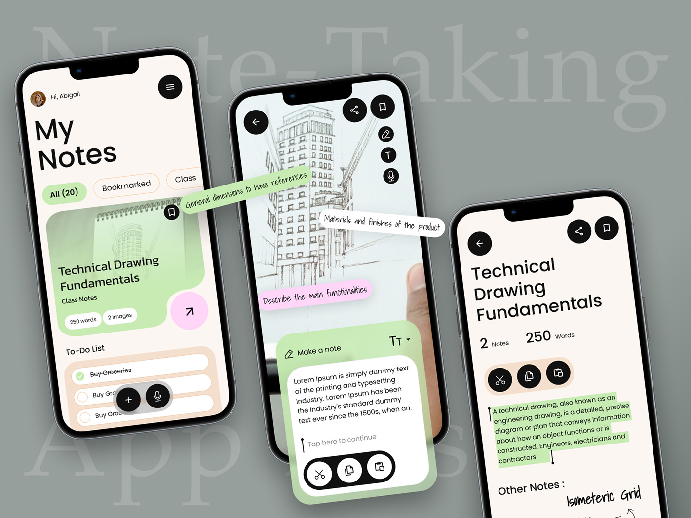 智能笔记APP应用程序figma源文件