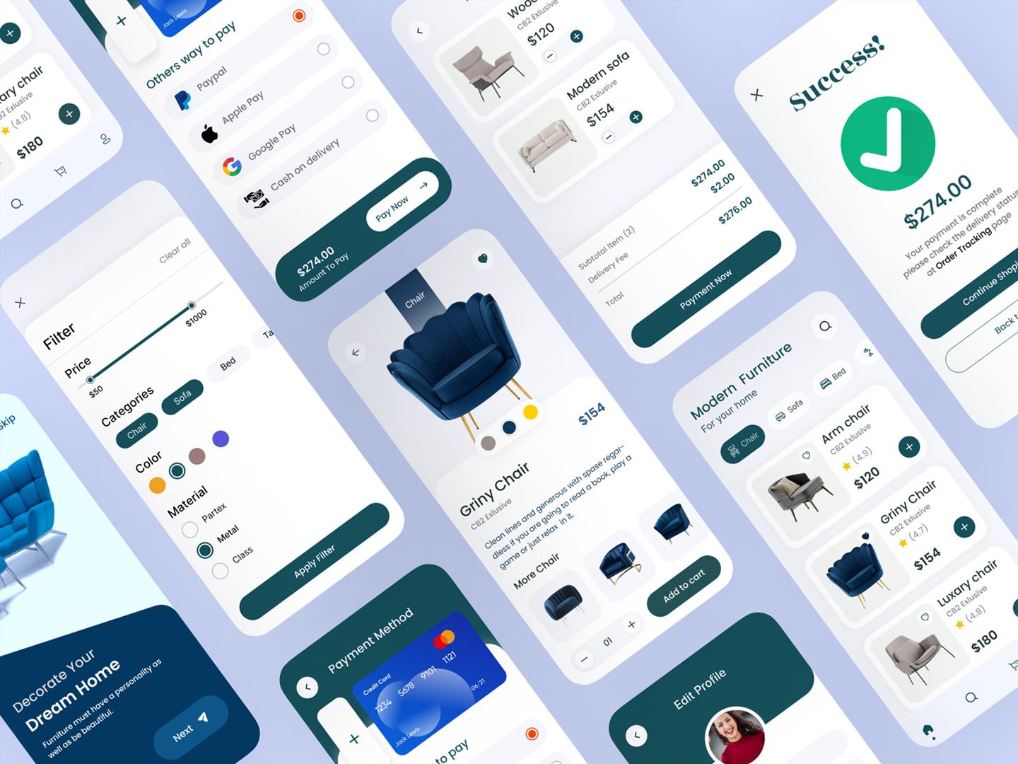 一套超完整的海外外卖app UI资源下载，外卖点餐app UI素材figma源文件