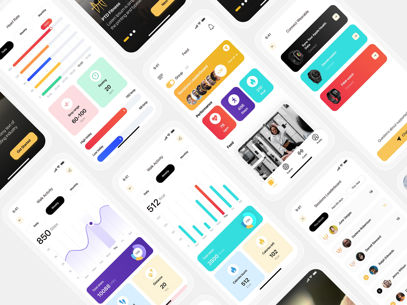 加密货币App素材sketch，xd，figma源文件