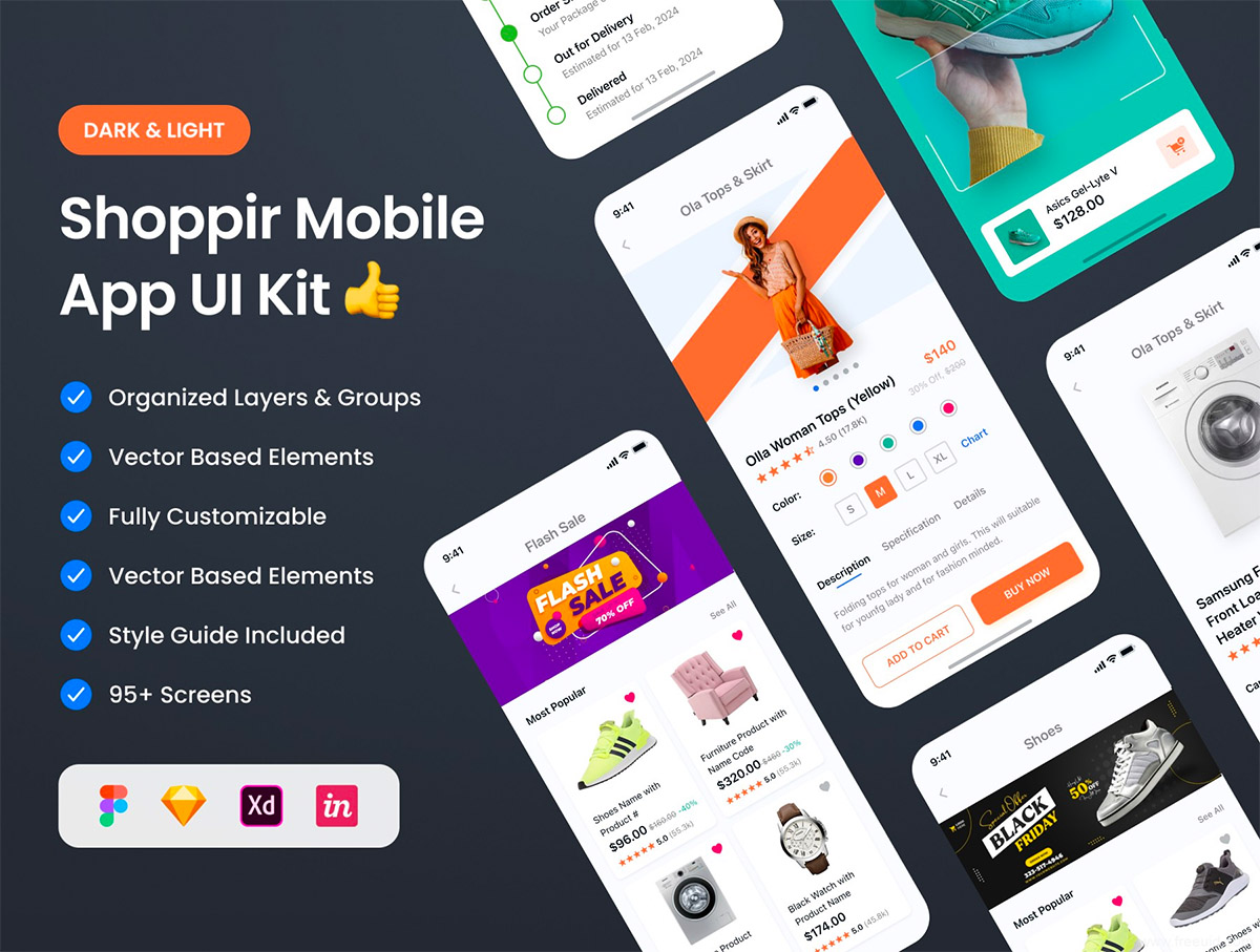 音乐APP设计组件源文件 | UI设计组件Figma、xd、sketch格式